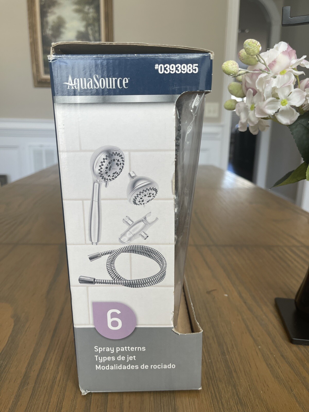 AquaSource Polished Chrome (2.5-GPM (9.5-LPM) Shower Head | eBay