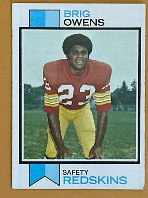 1973 Topps #442 Brig Owens - Washington Redskins | eBay