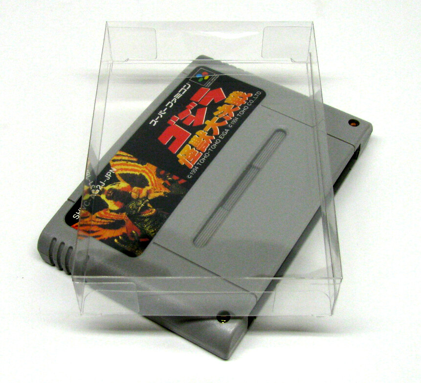 25X NINTENDO SUPER FAMICOM GAME CARTRIDGE - CLEAR PROTECTIVE BOX ...