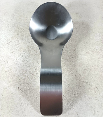 Amco Houseworks Stainless Steel Spoon Rest Large Silver Heavy Duty | eBay