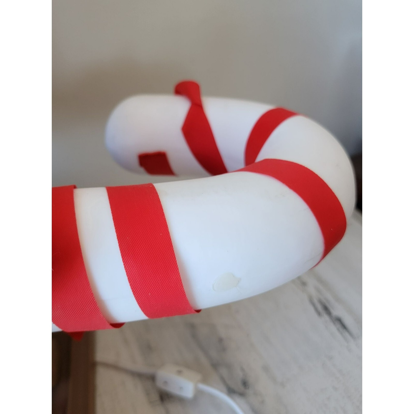 Santa's best 1994 goofy candy cane saw animated motionette Xmas | eBay