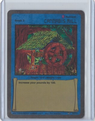 CannaBeast “Cannabis Mill” Holo Card 18/114 TCG CCG , 1st Edition | eBay