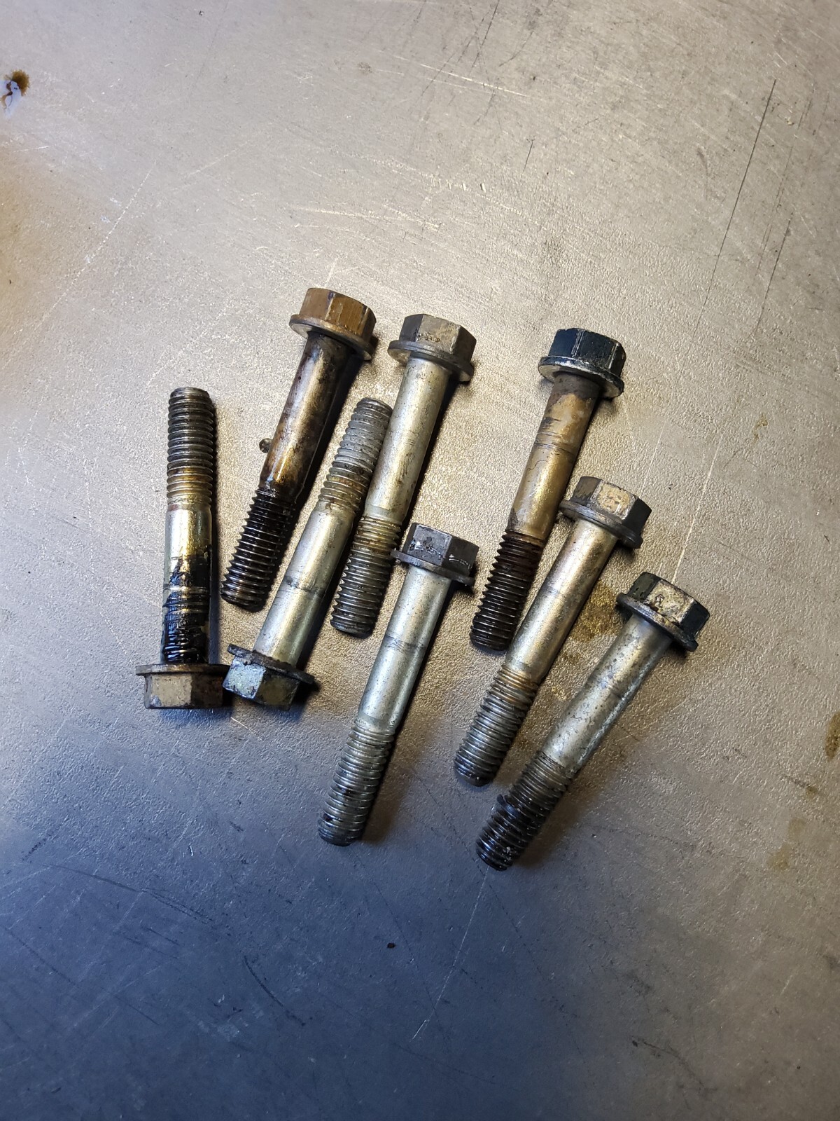 0316988 316988 johnson evinrude omc 150hp front half to block bolts kd ...