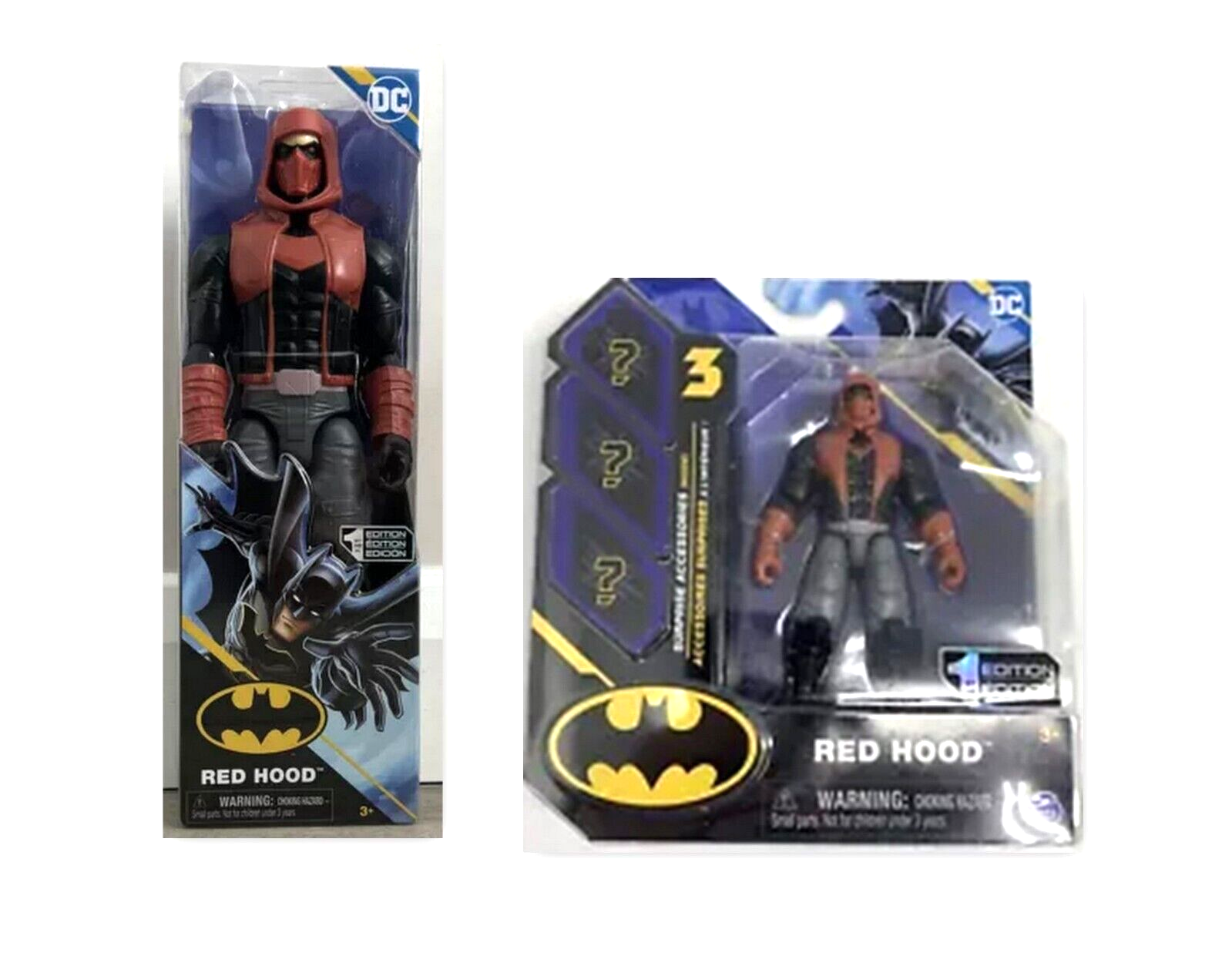 2024 SPIN MASTER DC BATMAN RED HOOD 12 INCH & 4 INCH 1ST EDITION ...