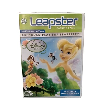 Disney Fairies Tinkerbell LeapFrog Leapster Learning Kids Game | eBay ...