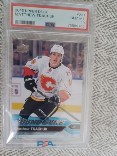 Matthew Thachuk 2016 Upper Deck# 231 Young Guns Rookie Card PSA 10 | eBay