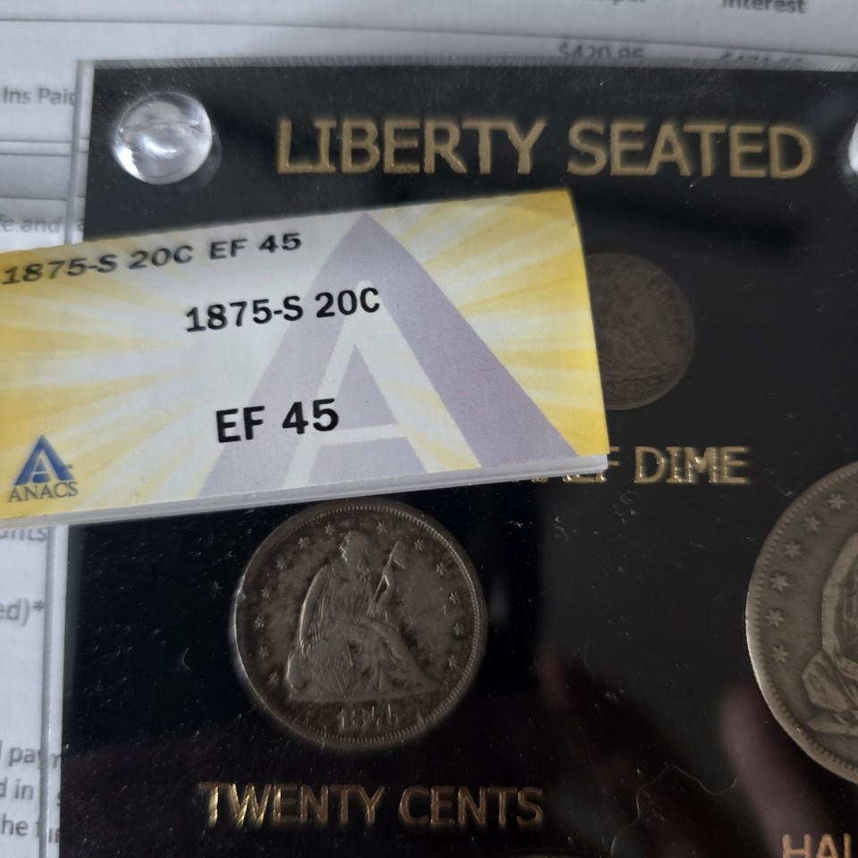 Complete Seated Liberty Coin Type Set In Capital Plastic Holder | eBay