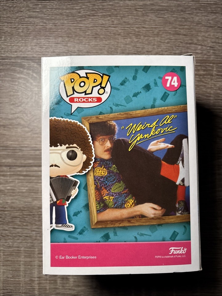 Funko Pop! Rocks Weird Al Yankovic #74 Vinyl Figure 889698299275| eBay
