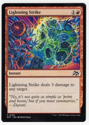 MTG Aetherdrift C Lightning Strike #0136 | eBay