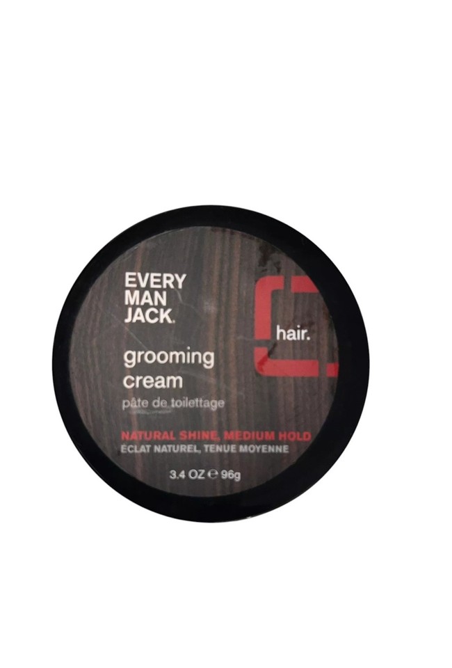 Every Man Jack Grooming Cream - Natural Shine, Medium Hold (3.4 oz ...