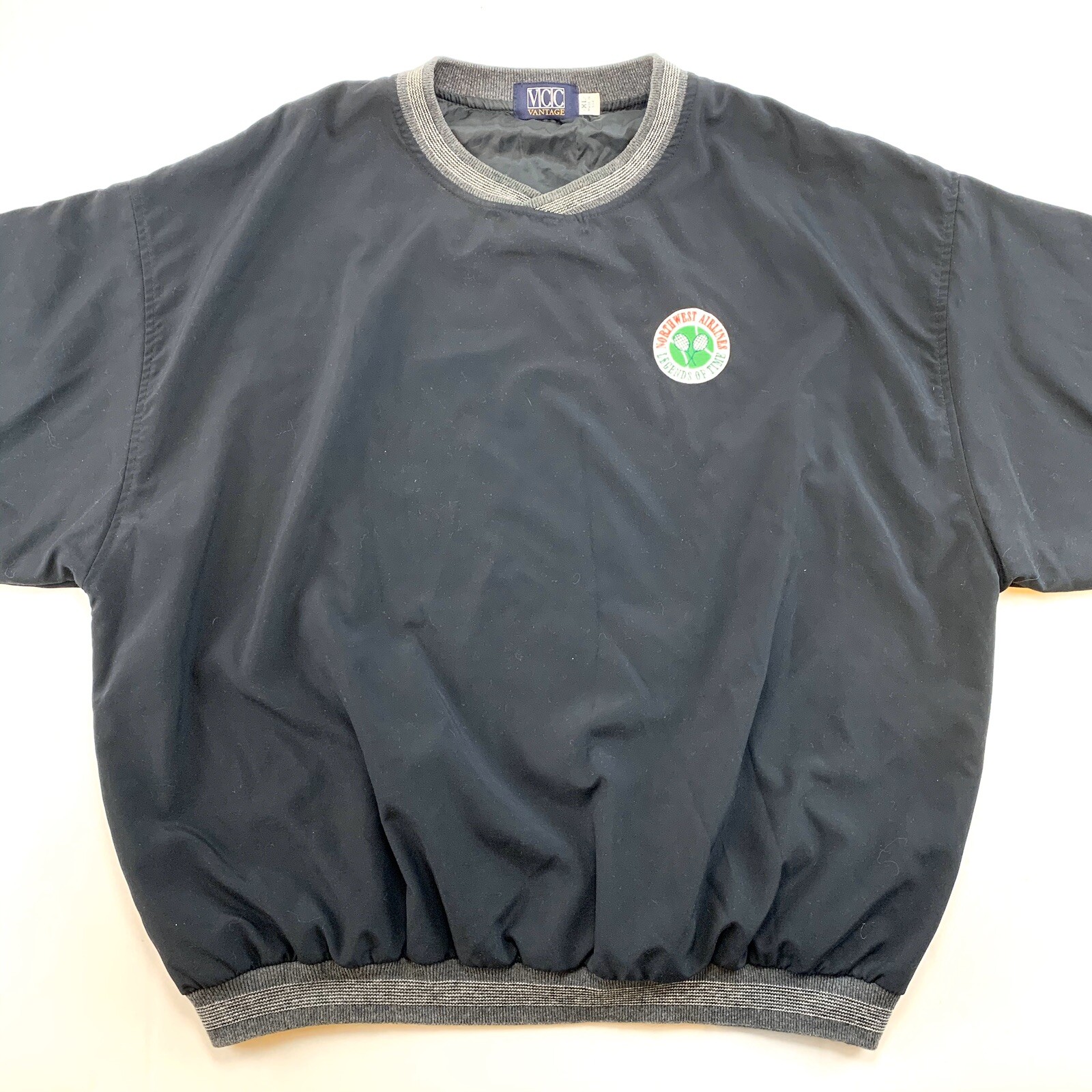 VCC VANTAGE Northwest Airlines Mens Black XL Legends … - Gem