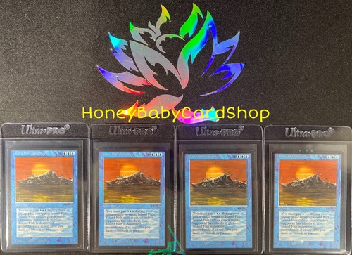 MTG Arabian Nights 1993 Island Fish Jasconius x 4 (NMx3, LP) Playset ...