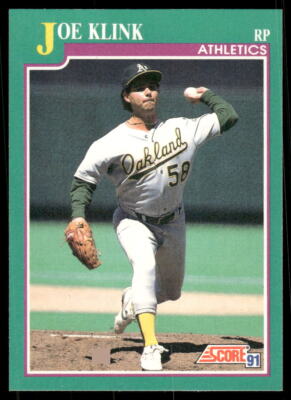 1991 Score #588 Joe Klink | eBay