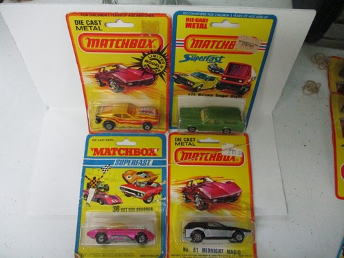 Matchbox Lesney Superfast Piston Popper, Cougar, Draguar, Midnight Magic, carded | eBay