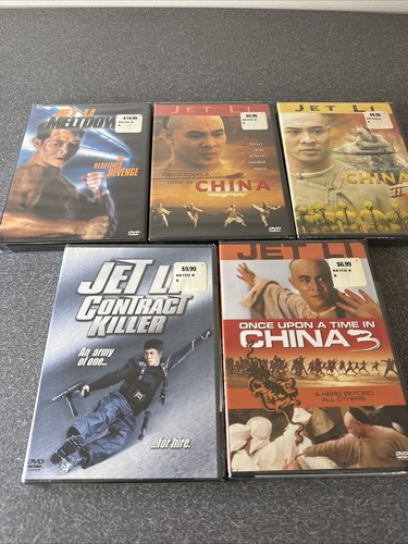 Jet Li 5 DVD Lot Brand New - Meltdown - China 1-3 - Contract Killer | eBay