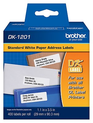 Brother DK1201 Address Shipping Label Tape for QL-500/QL-550 NEW | eBay