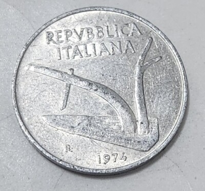 ITALY 🇮🇹 TEN (10) LIRE COIN 1974 | eBay