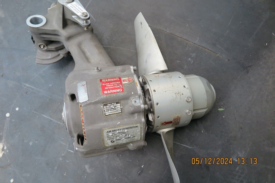 2 aircraft hamilton sundstrand air driven generator | eBay