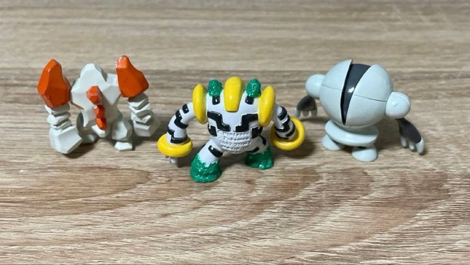 Pokemon MonColle Regigigas, Regirock, Registeel Figure Set | eBay