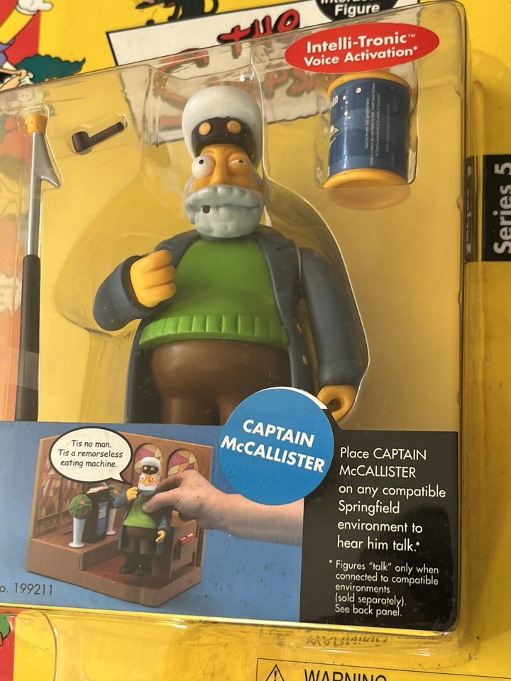 Captain McCallister The Simpsons Playmates Interactive Figures Series 5 ...