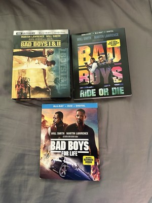 Bad Boys 1-4 Collection Inc. I, II, Ride or Die 4k) For Life (on Blu ...