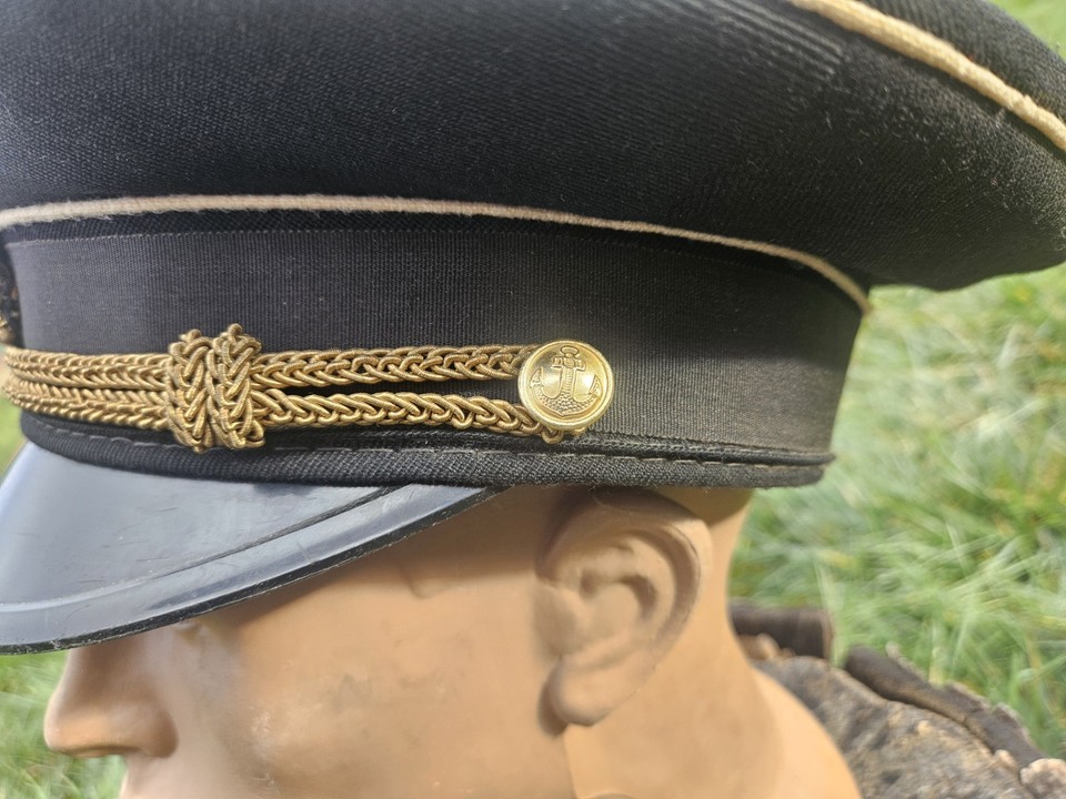 Original Soviet Maritime Navy Captain Fleet Cap Hat Uniform USSR ...