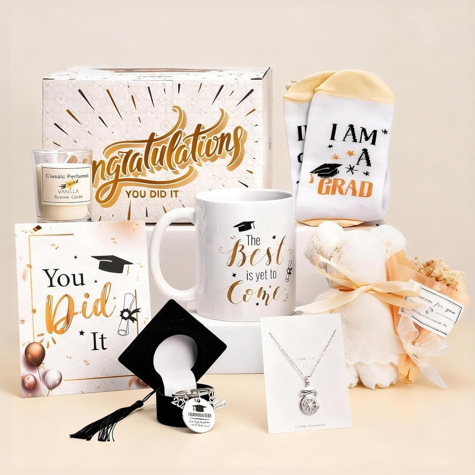 Class of 2026 Graduation Gift Basket Set Mug Box for Her Daughter ...
