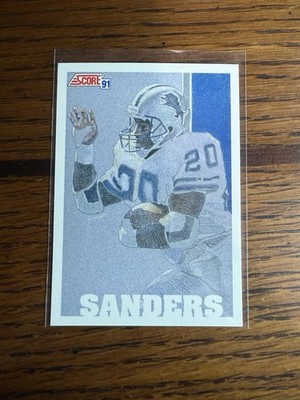 BARRY SANDERS Detroit LIONS 1991 SCORE TEAM MVP CARD #637 | eBay