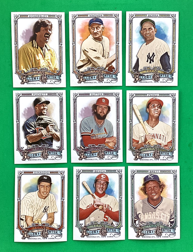 2025 TOPPS ALLEN & GINTER Complete BASE SHORT PRINT SET # 301 thru 350 ...