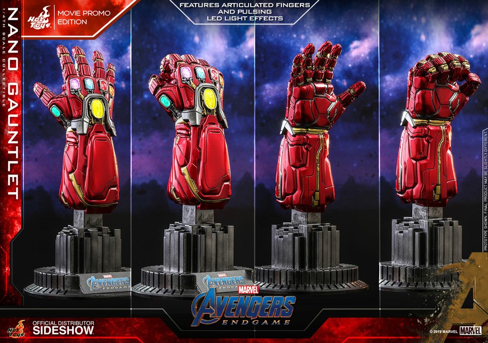 Marvel Avengers Nano Infinity Gauntlet 1/4 Movie Promo Edition Hot Toys ...