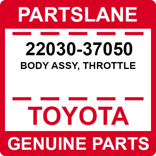 2203037050 Genuine Toyota Body ASSY Throttle 22030-37050 for sale ...