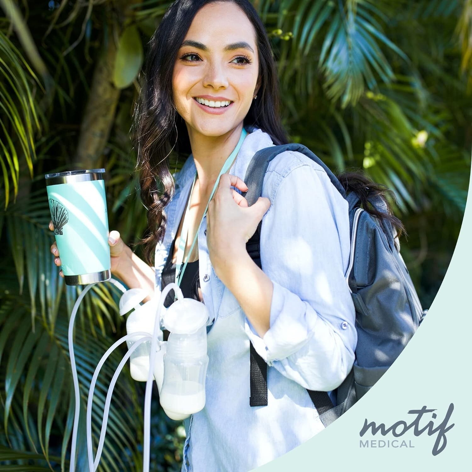 Motif Medical - Portable Double Electric Breast Pump with hands free ...