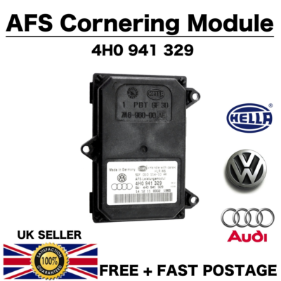 Audi A3 VW Touareg Tiguan 4H0941329 Xenon Headlight HELLA AFS Cornering ...