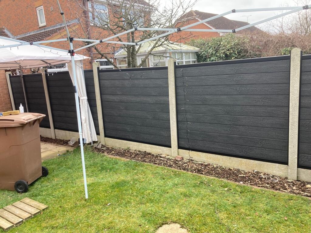 Finch Composite Fencing - Anthracite Grey, Chocolate, Light Grey and ...