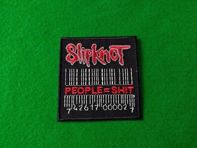 SLIPKNOT (e) Barcode Sew / Iron On Badge Rock Music Festival Patch ...