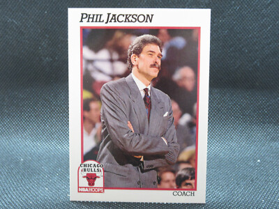 1991-92 Hoops Chicago Bulls Basketball Card #224 Phil Jackson C | eBay