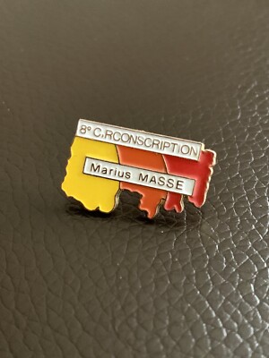 Pin’s 8eme circonscription - Marius Masse | eBay