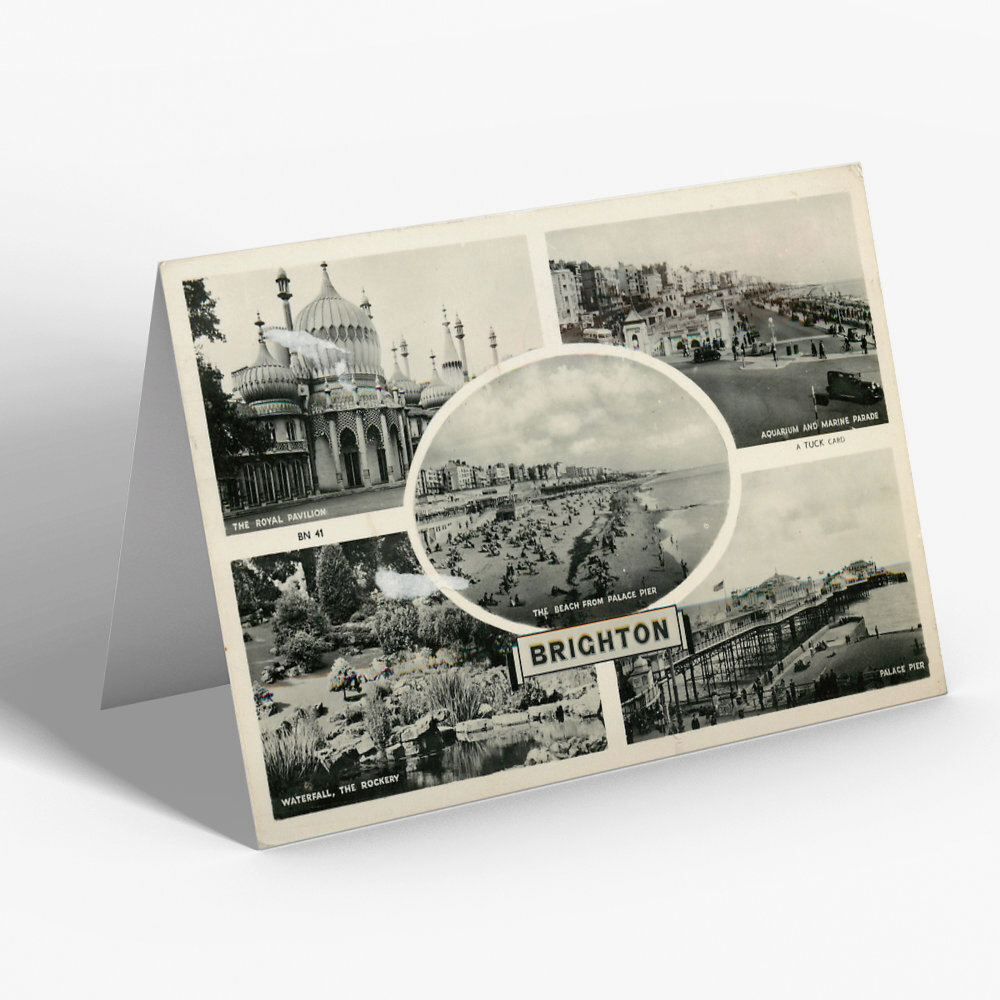GREETING CARD - Vintage Sussex - Brighton (a) | eBay UK