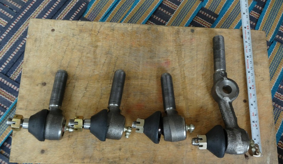 GENUINE TIE ROD END SET FOR MAHINDRA & MAHINDRA JEEP RHD &ALL CJ WILLYS ...
