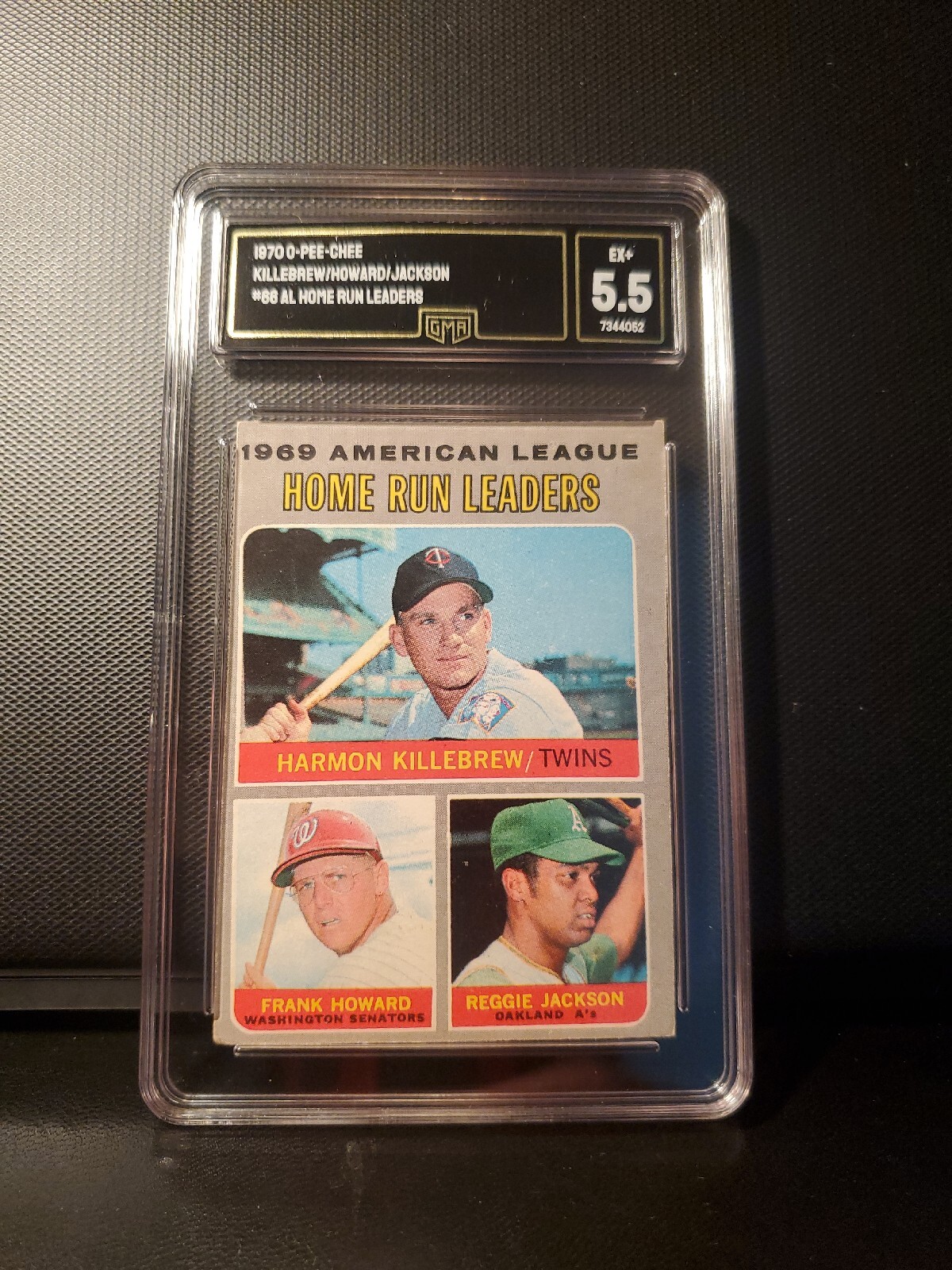 1970 O-Pee-Chee - #66 Reggie Jackson, Harmon Killebrew, Frank Howard ...