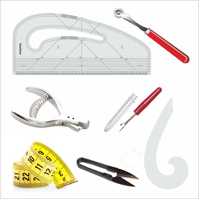 Pattern Maker Fashion Master Ruler Set of 7 Sewing Rulers Curves ...