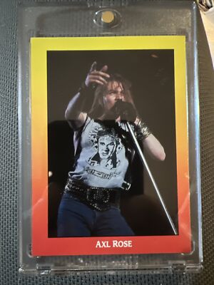 AXL Rose Rookie Card Banned Discontinued Rare Brockum | eBay