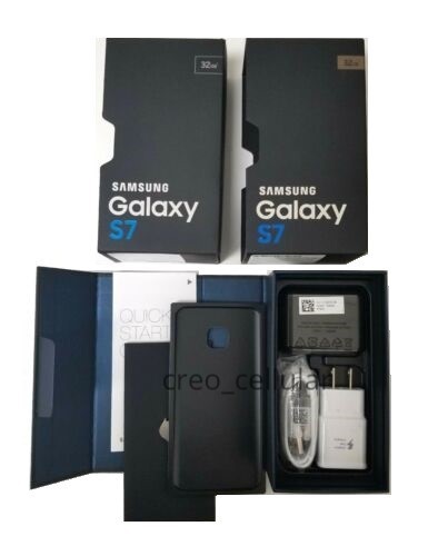 Samsung Galaxy S7 Box Original with OEM Accessories Manual and Sim Tool ...
