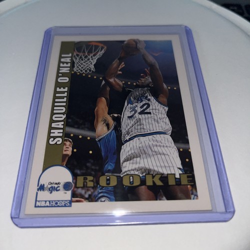 1992 Hoops Sky Box Shaquille O'Neal #442 Rookie Card Magic This card is ...