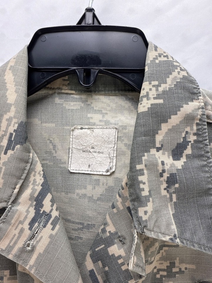 US Air Force ABU Camouflage Shirt Men's Large Airman Battle Uniform | eBay