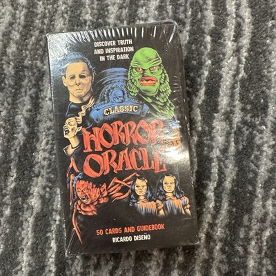 Horror Oracle Tarot Cards 50 Fortune Teller Card Halloween Deck Scary ...