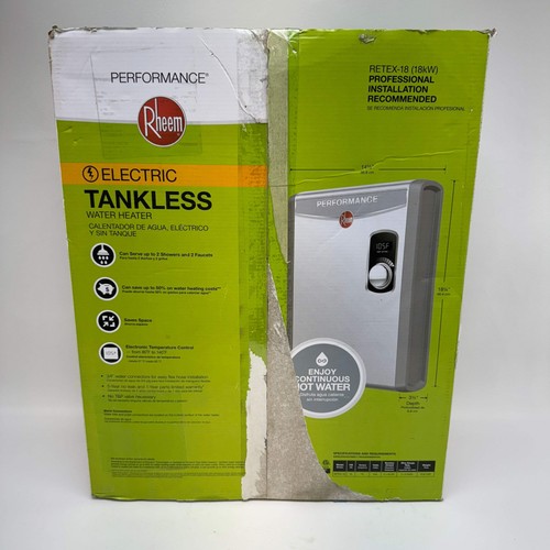 New Rheem Retex-18 Tankless Water Heater/Boiler | eBay