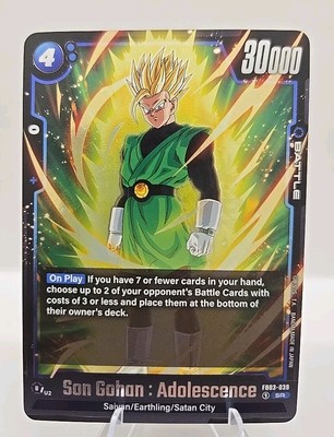 Son Gohan : Adolescence SR FB03-039 DBZS Raging Roar Series | eBay