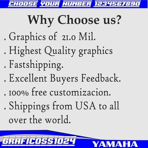 2015-2020 YAMAHA YZ 125 250 GRAPHICS KIT DECALS DECO YZ125 YZ250 2019 ...