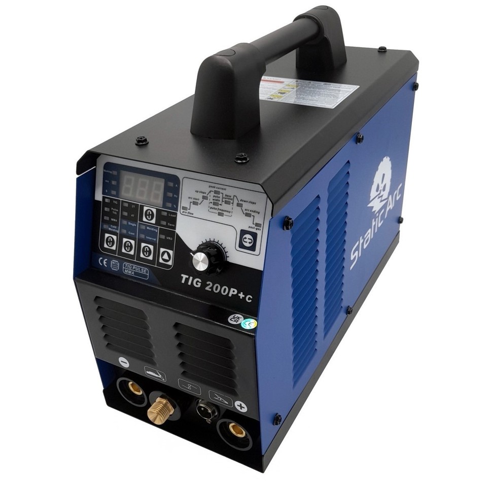TIG 200P INVERTER DC WELDER 2in1 HF TIG PULSE COLD WELD MMA ARC STICK ...